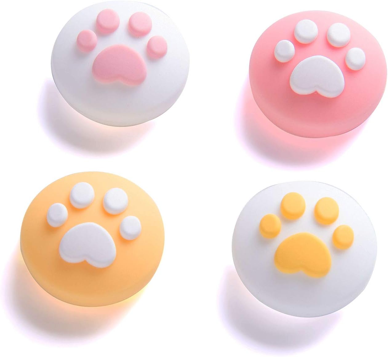 Amazon.com: VENLING Joystick Caps for Nintendo Switch & Lite, 4Pcs Soft ...