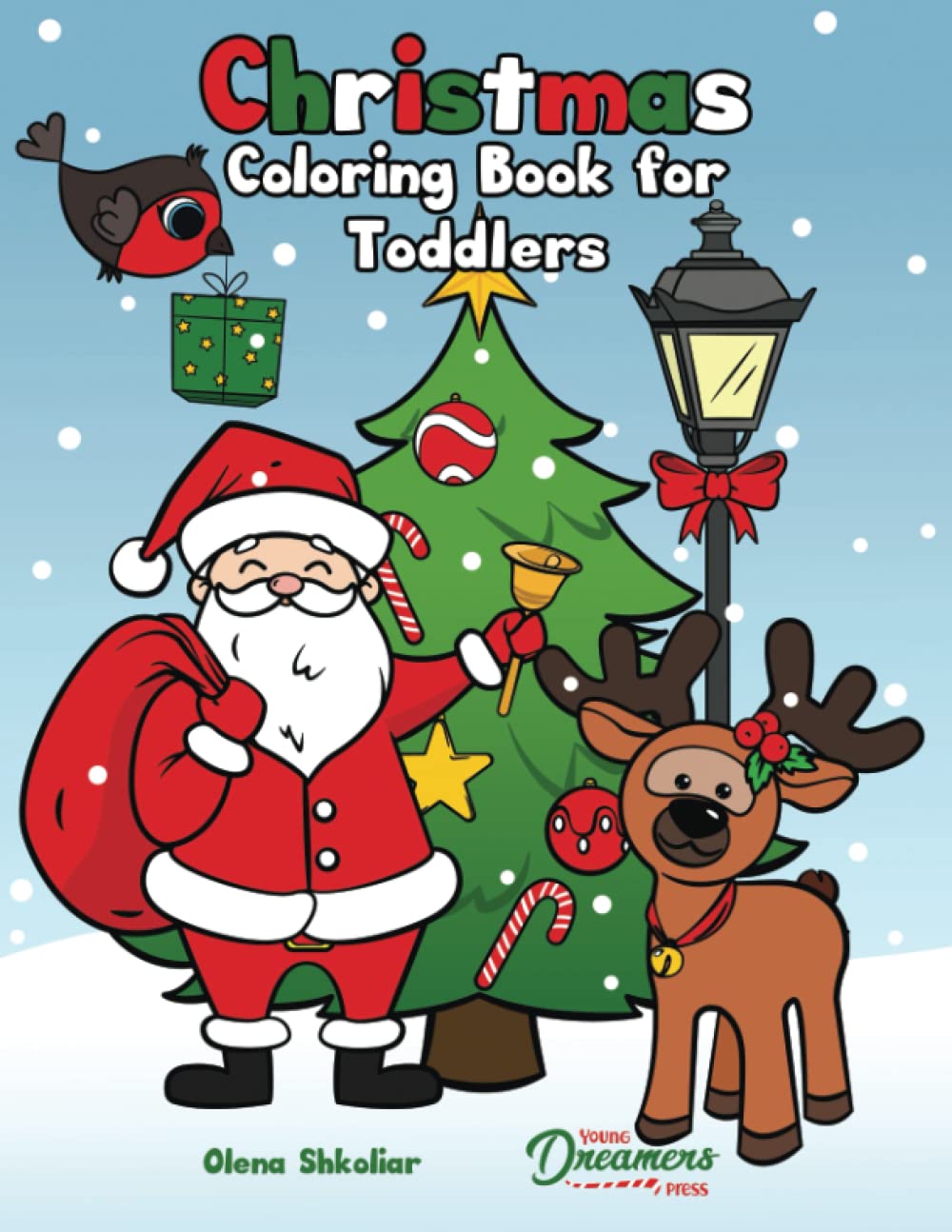 Christmas Coloring Book for Toddlers: Coloring Book for Kids Ages 2-4 ...