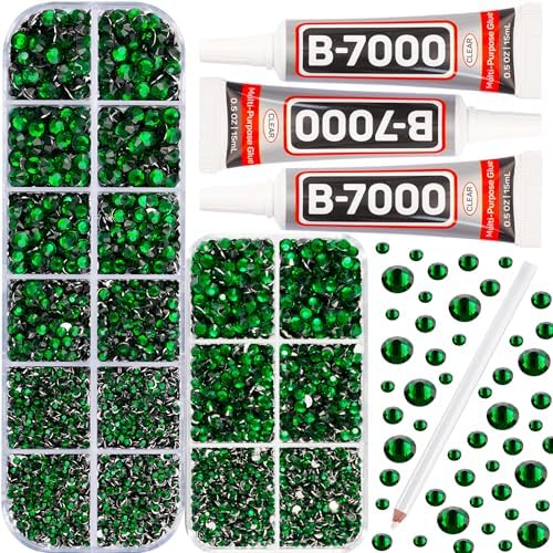 Amazon.com: b7000 Adhesive Glue for 7500Pcs Green Rhinestones for ...