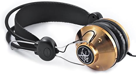 Angle & Curve Classic MKII Headphones (with mic) - Gold: Amazon.co.uk ...