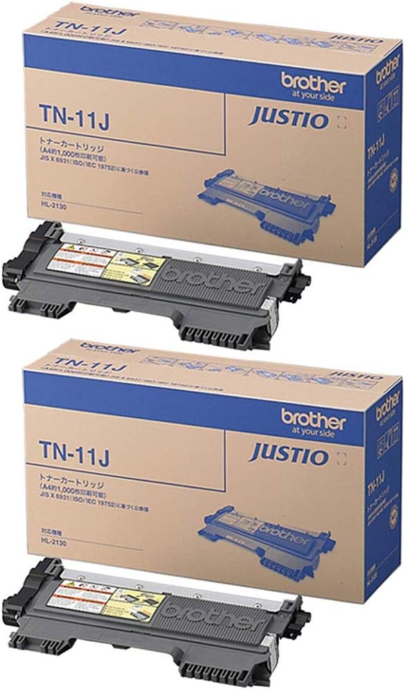 Amazon | BROTHER ブラザー 純正品 TN-11J / TN11J トナーカートリッジ 【 2本セット 】 | Brother | トナーカートリッジ 通販