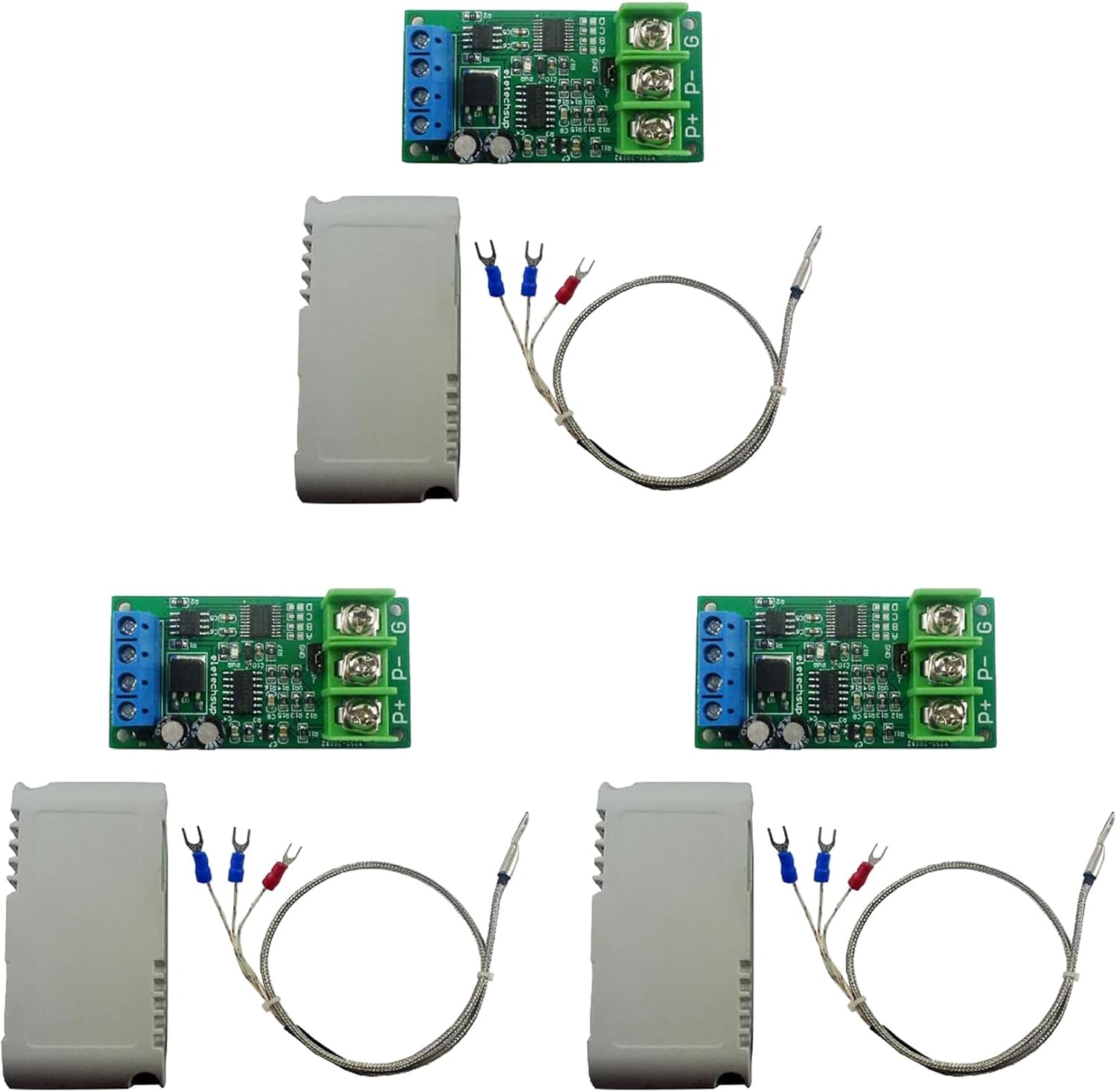Amazon.com: Soaying 3X DC 8-25V PT100 Thermal Resistance to Temperature ...