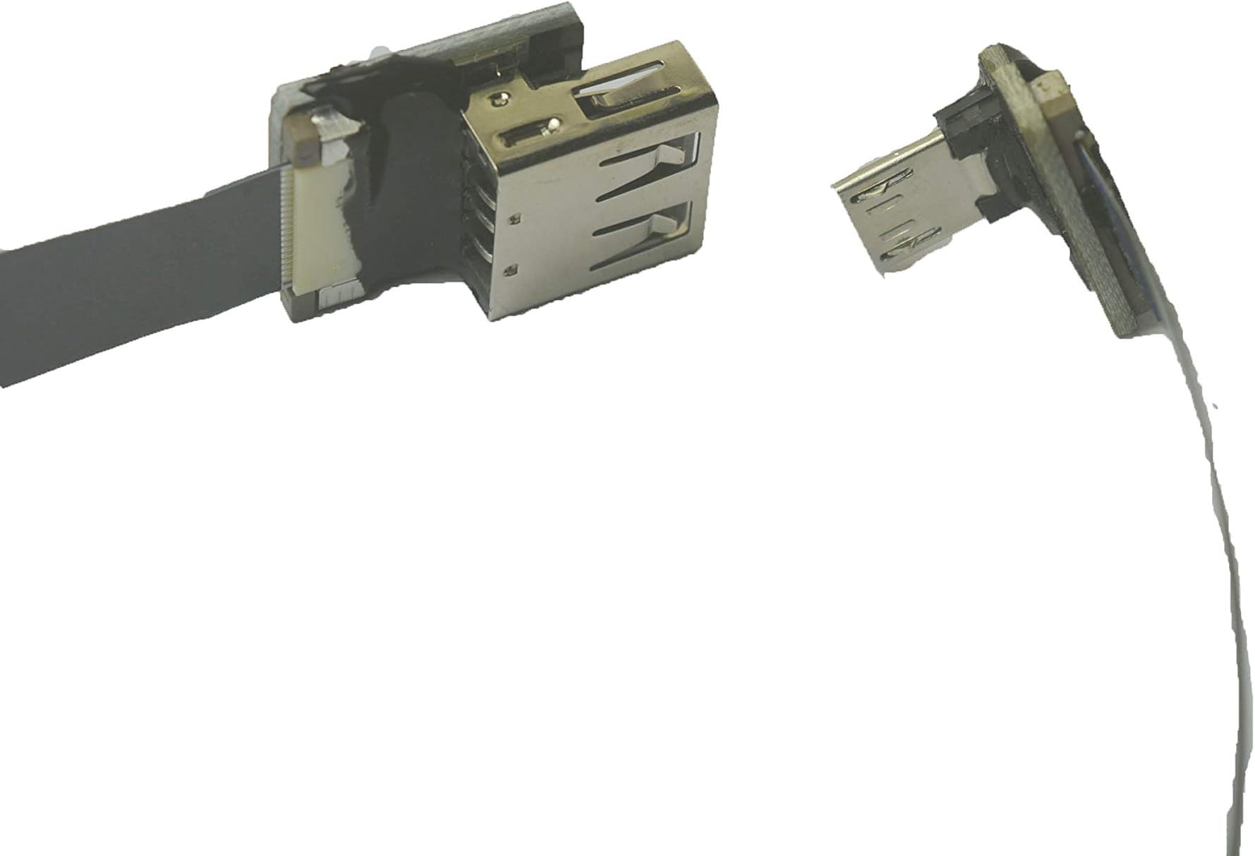 Amazon.com: Black Flexible FPV Flat Slim Thin Ribbon FPC Cable Micro ...