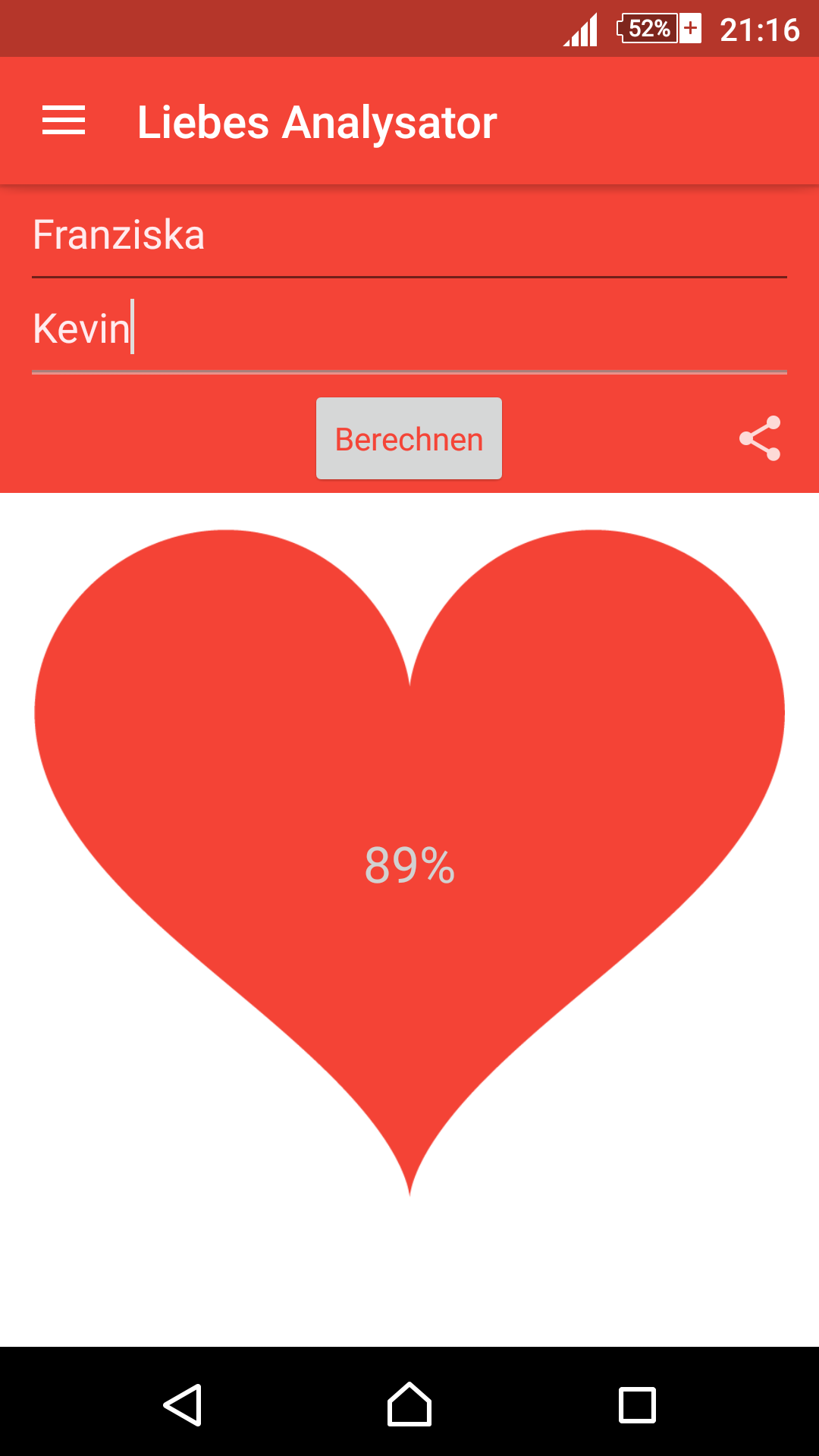 Liebes Analysator - Der Liebestest:Amazon.de:Appstore for Android