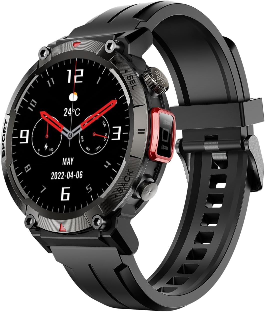 Amazon.in: Buy Promate Xwatch-S19 Rugged Smart Watch for Men, 1.95 ...
