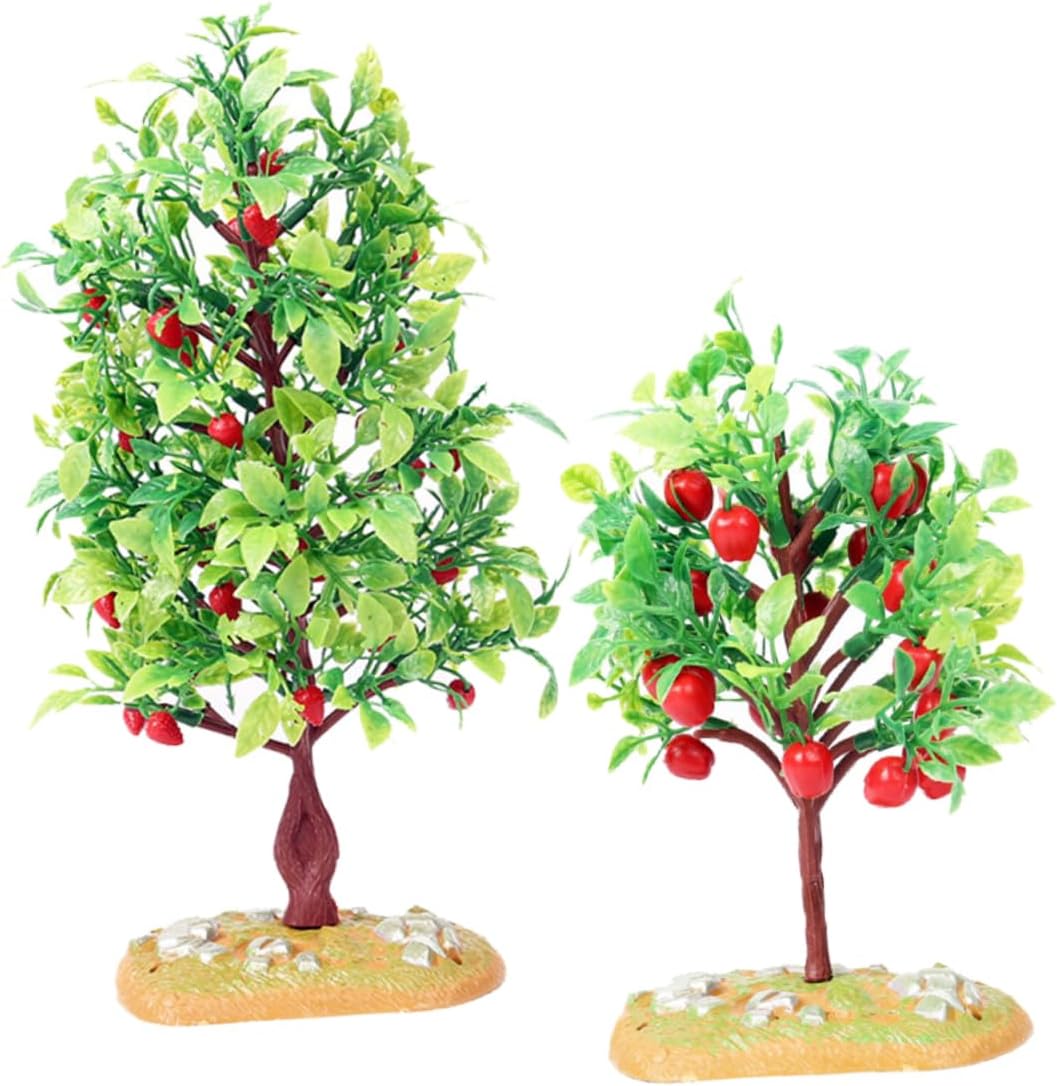 Amazon.com : CHILDWEET 2Pcs Miniature Artificial Maple Tree Toy ...