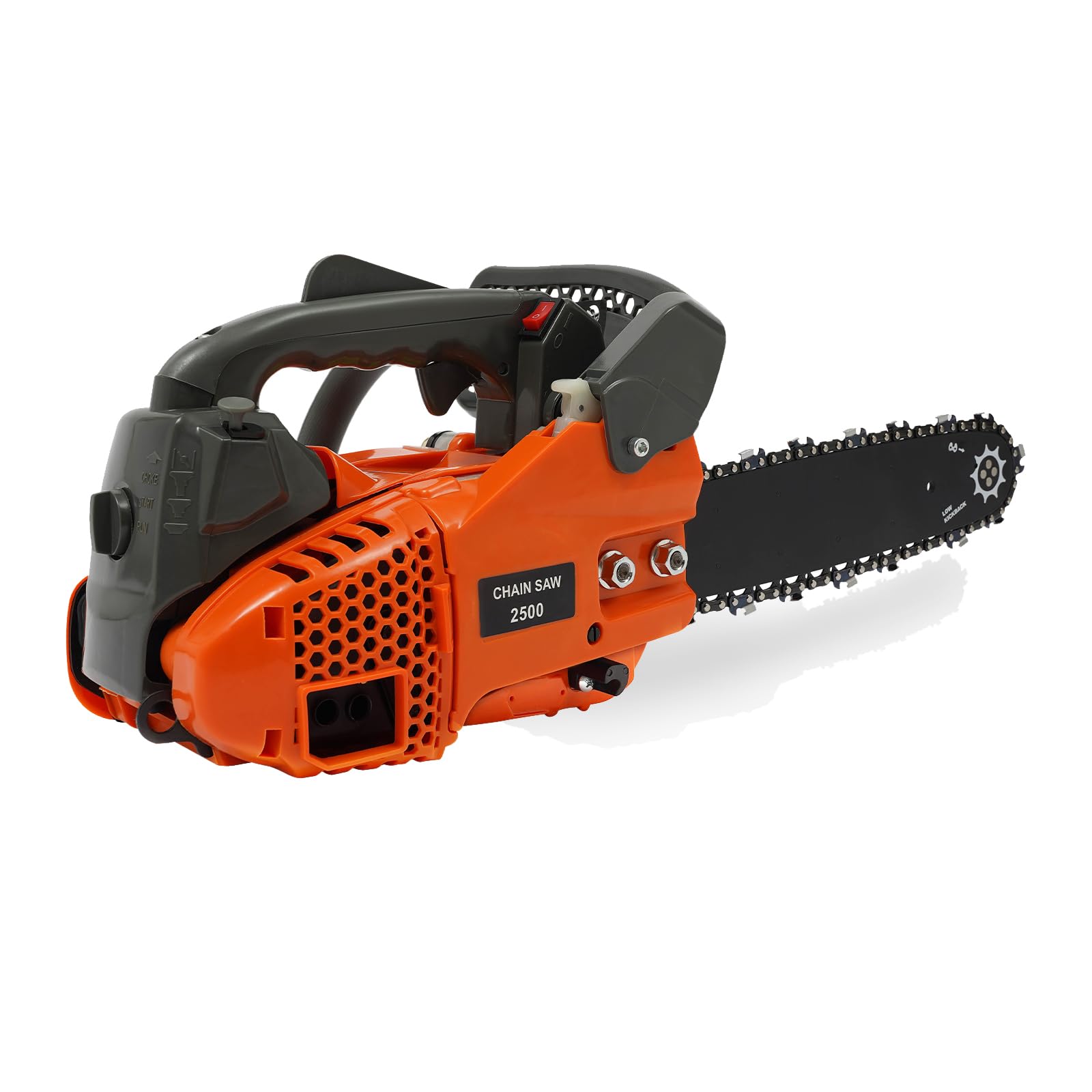 Amazon.com: JAYGOVAN 12'' Top Handle Gas Chainsaw 2-Stroke 25.4cc ...