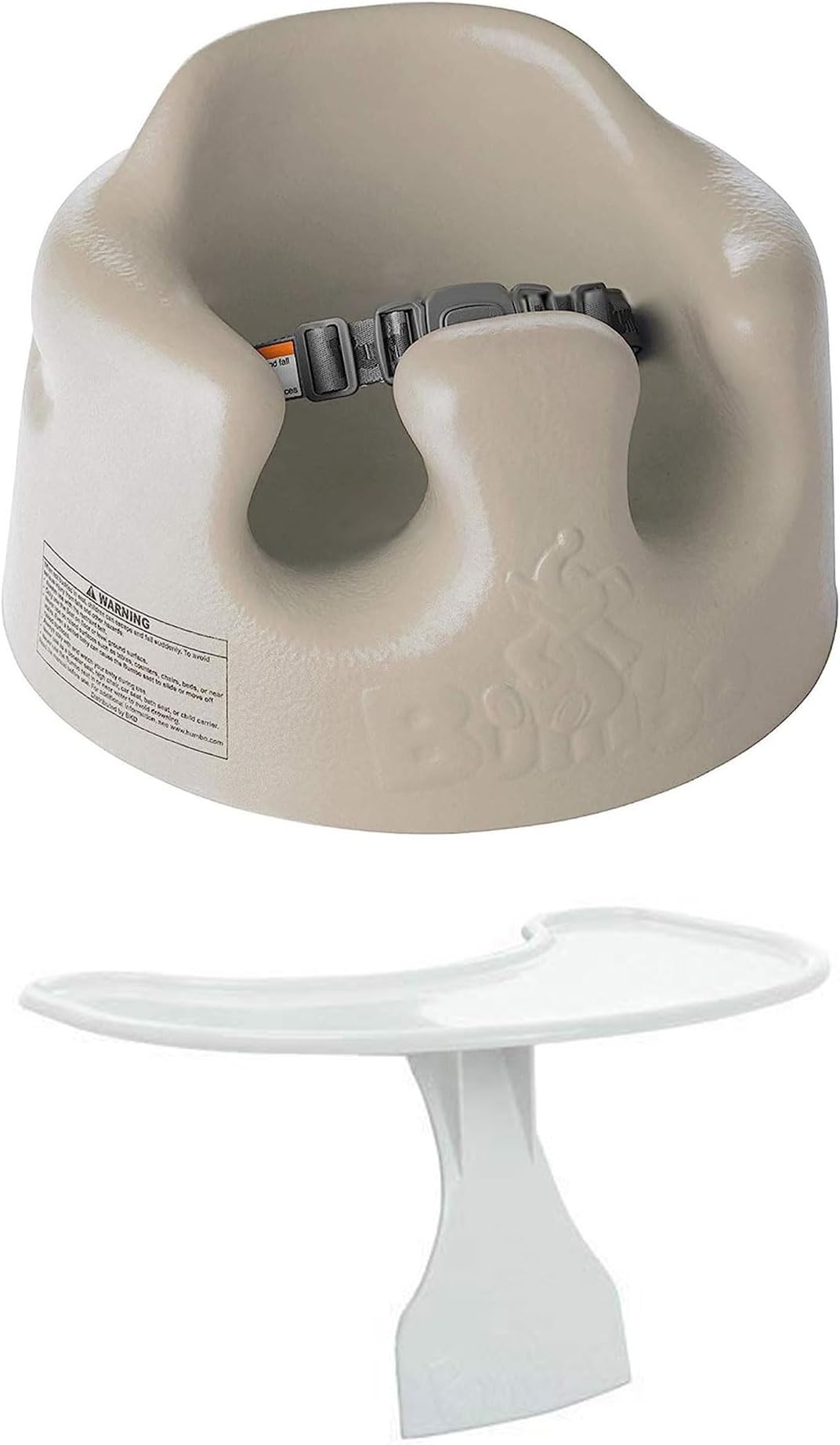 Amazon.com : Bumbo Baby Soft Foam Floor Seat with Tray, Taupe : Baby