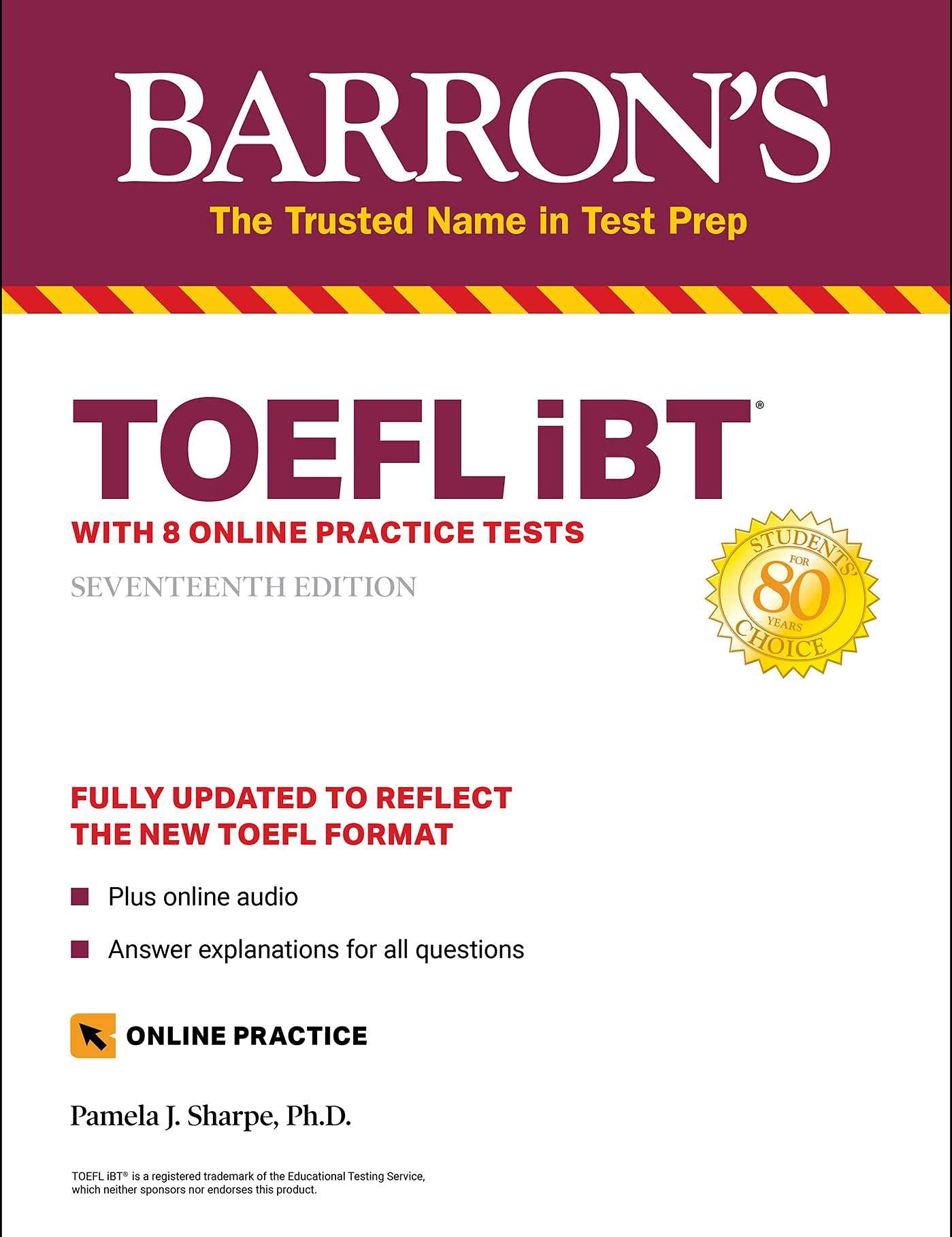 Amazon.com: TOEFL iBT: with 8 Online Practice Tests (Barron's Test Prep ...