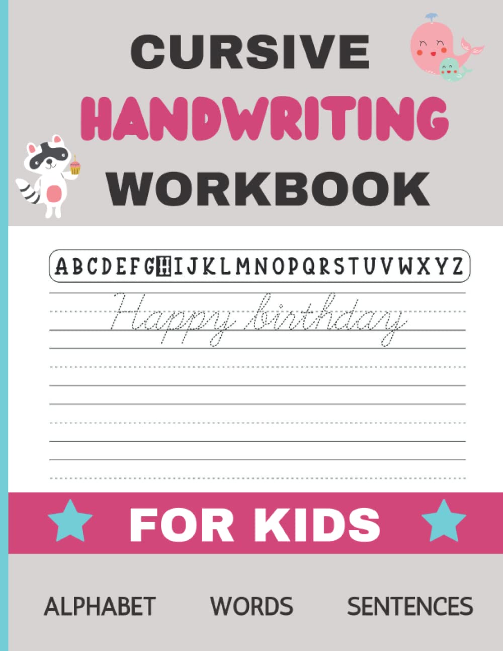 Buy Cursive handwriting workbook for kids: Over 100 pages of cursive ...