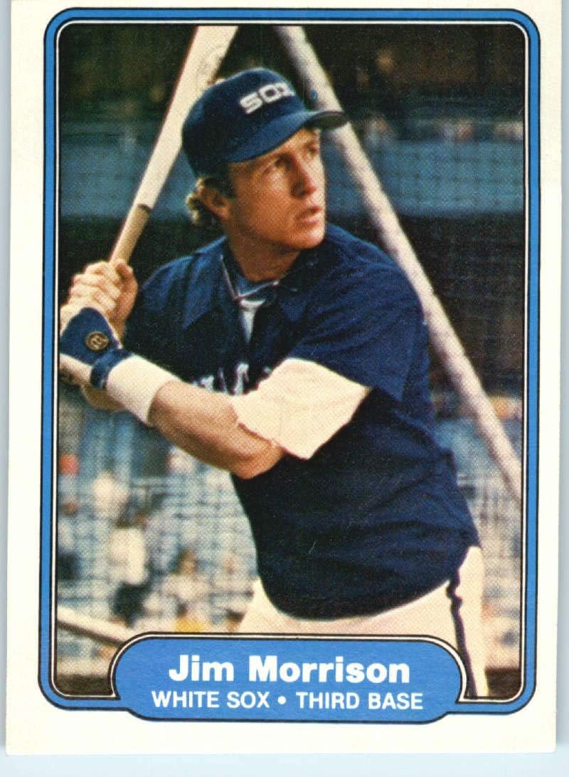 Amazon.com: Baseball MLB 1982 Fleer #354 Jim Morrison VG/EX White Sox ...
