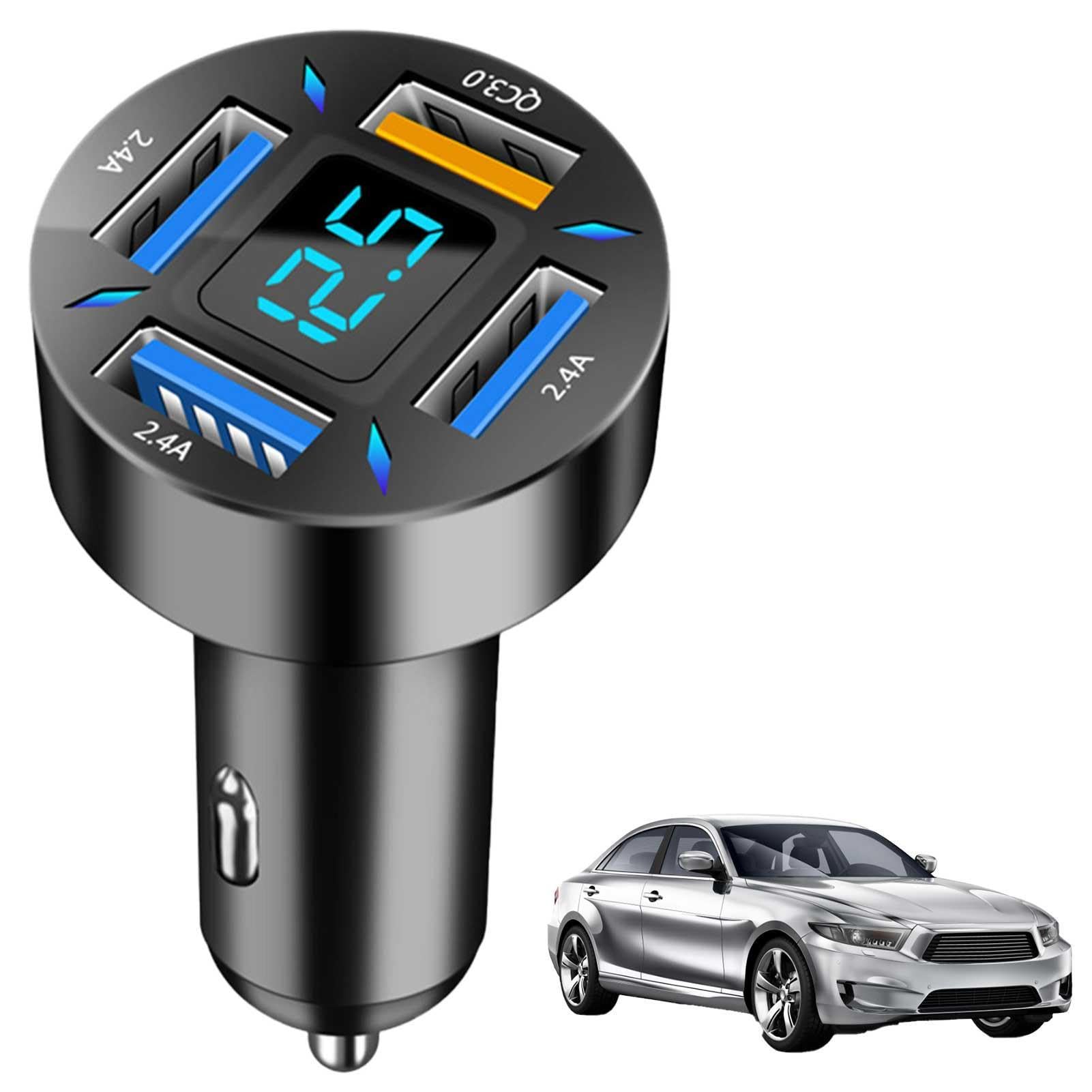 Amazon.co.jp: Maciun USBカーチャージャークイックチャージ3.0、66W USB Cカーチャージャー高速充電PD+QC ...