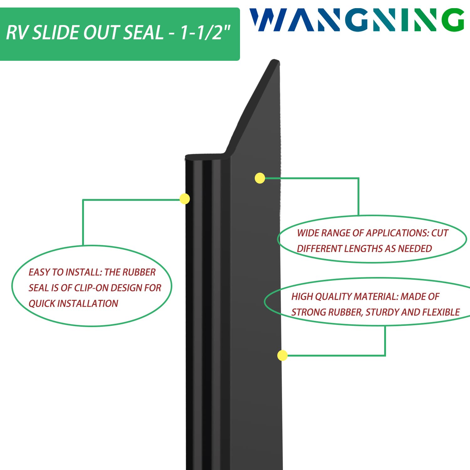 Snapklik.com : Slide Out Seal RV Slide Out Wiper Seal Replacement Kit ...