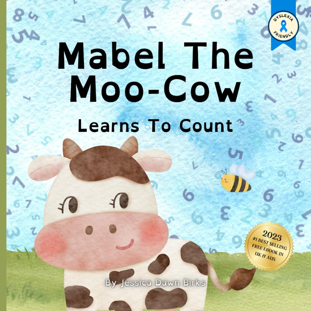MABEL THE MOO COW LEARNS TO COUNT - Story book for children and ...