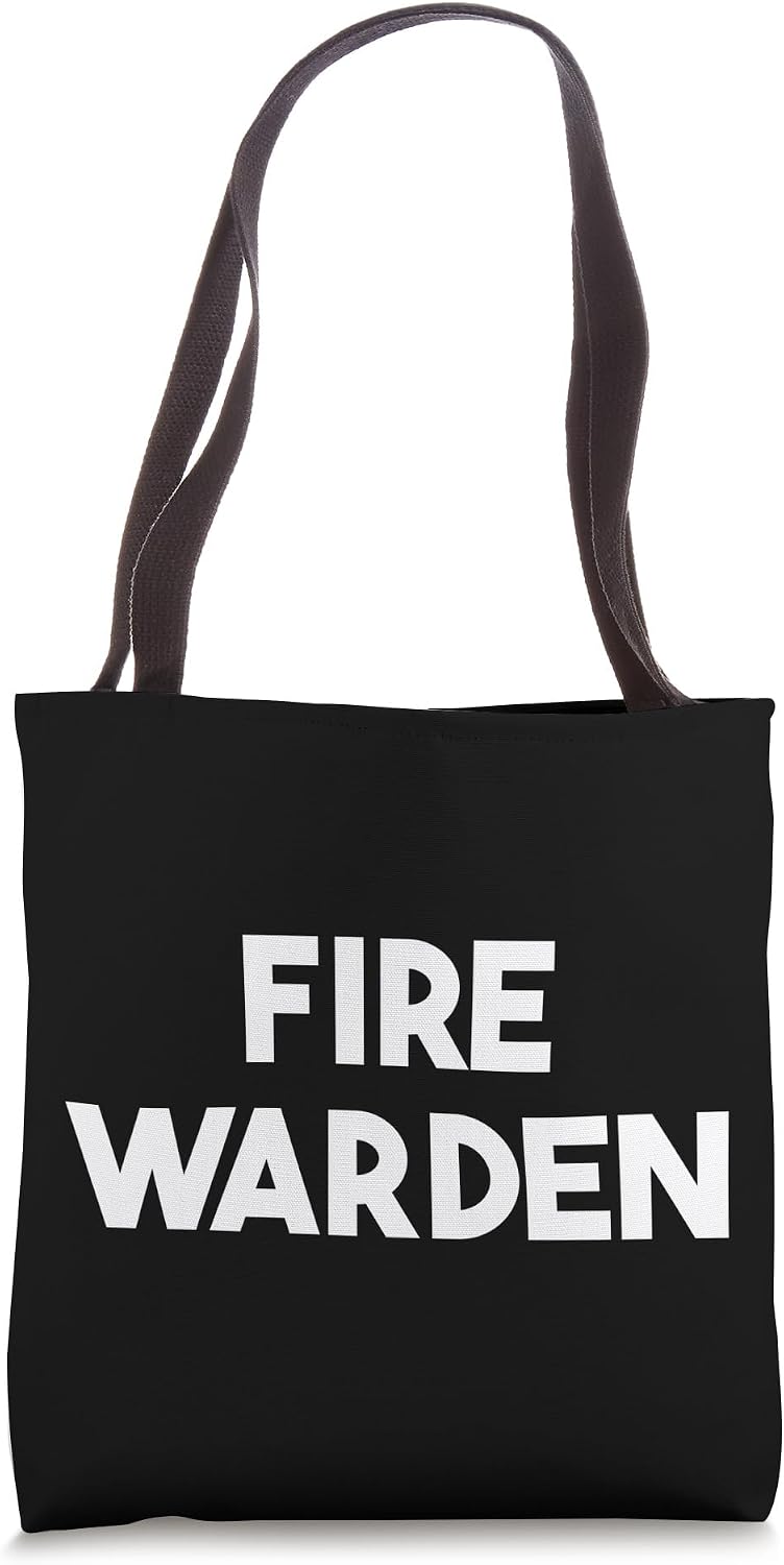Amazon.com: Fire Warden Tote Bag : Clothing, Shoes & Jewelry