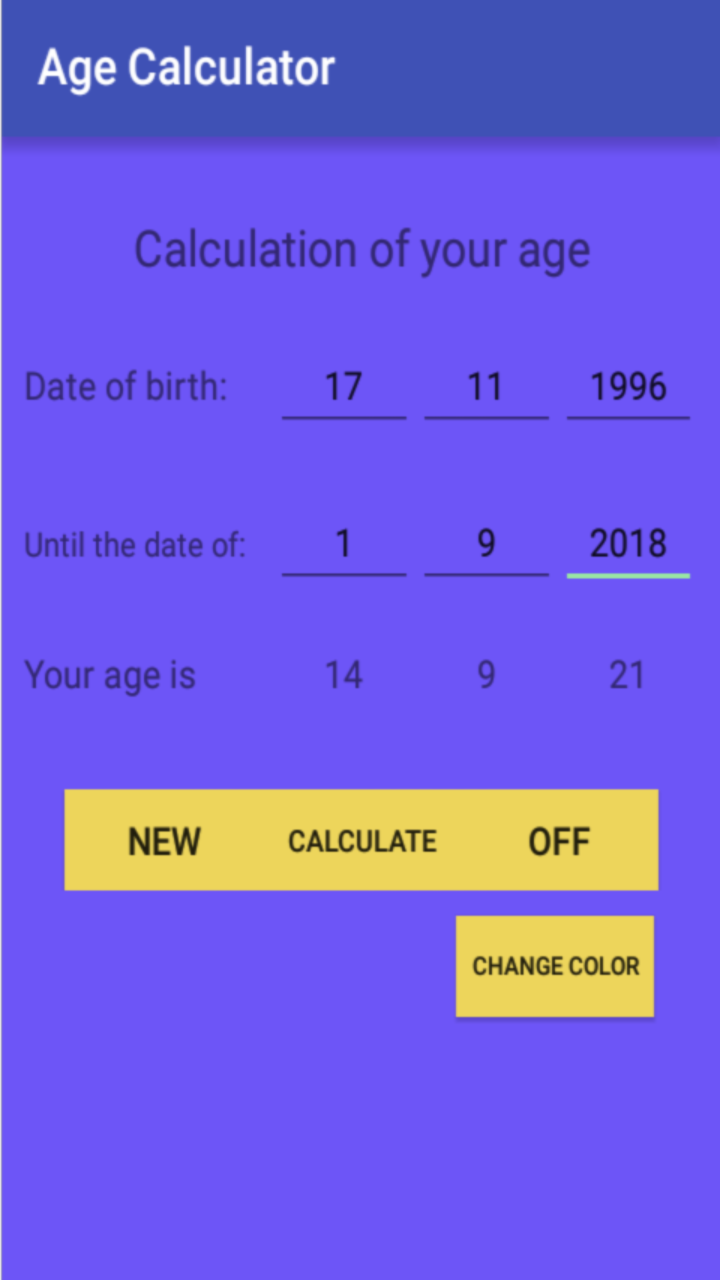 Age Calculator - App on Amazon Appstore