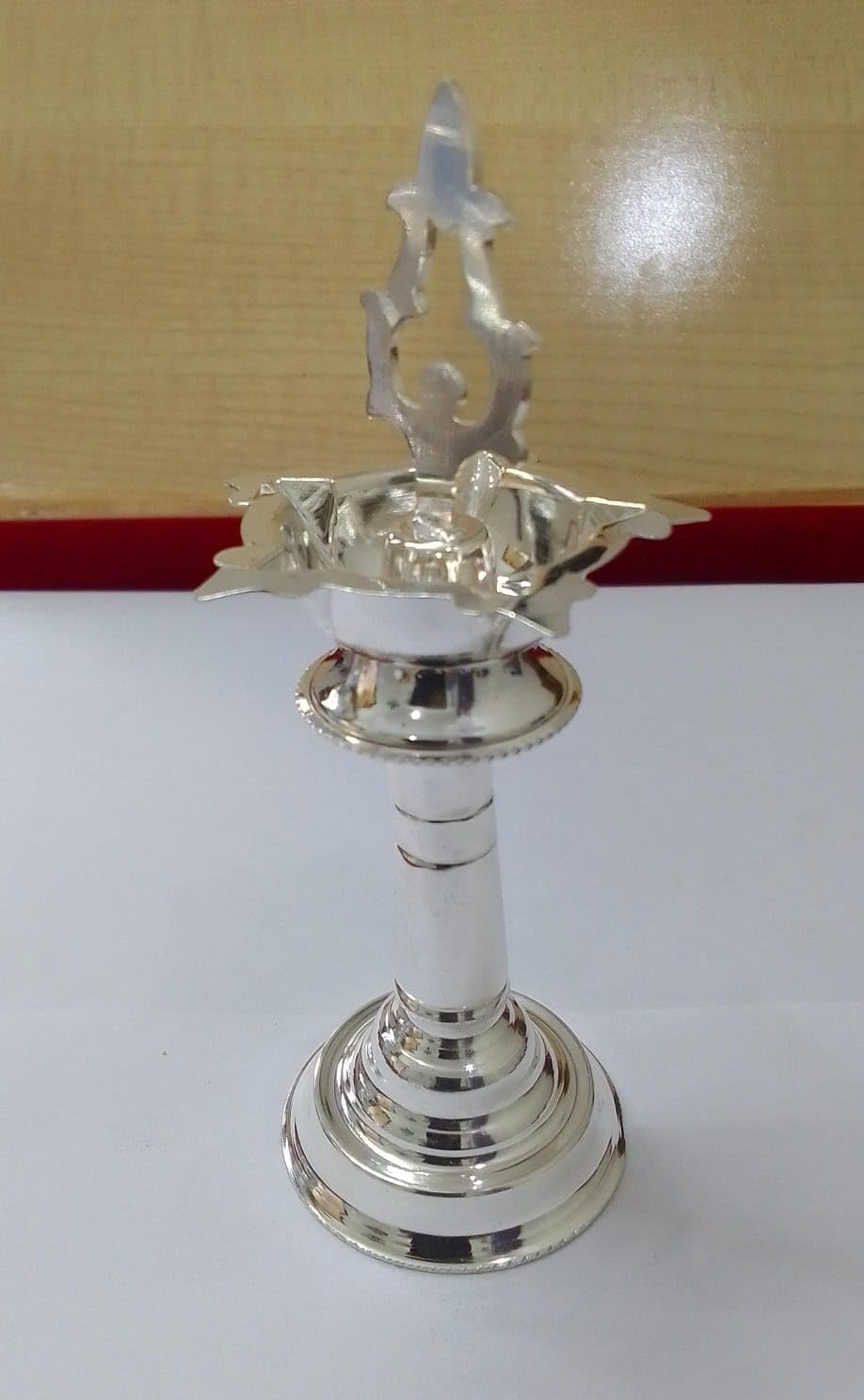 Buy KV Silver Zone Pure Silver Diya/samai/Lamp/Deepak with Beautiful ...