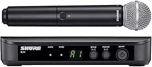 Shure BLX24BR/SM58-J10 Microfone sem Fio PG58 para Vocais : Amazon.com.br: Instrumentos Musicais