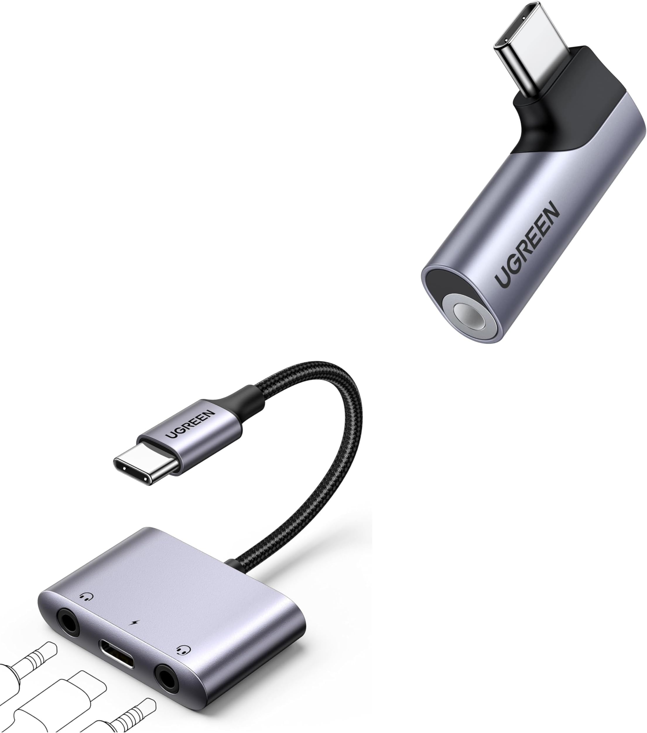 Amazon.com: UGREEN USB C to 3.5mm Audio Adapter Type C Aux Headphone ...