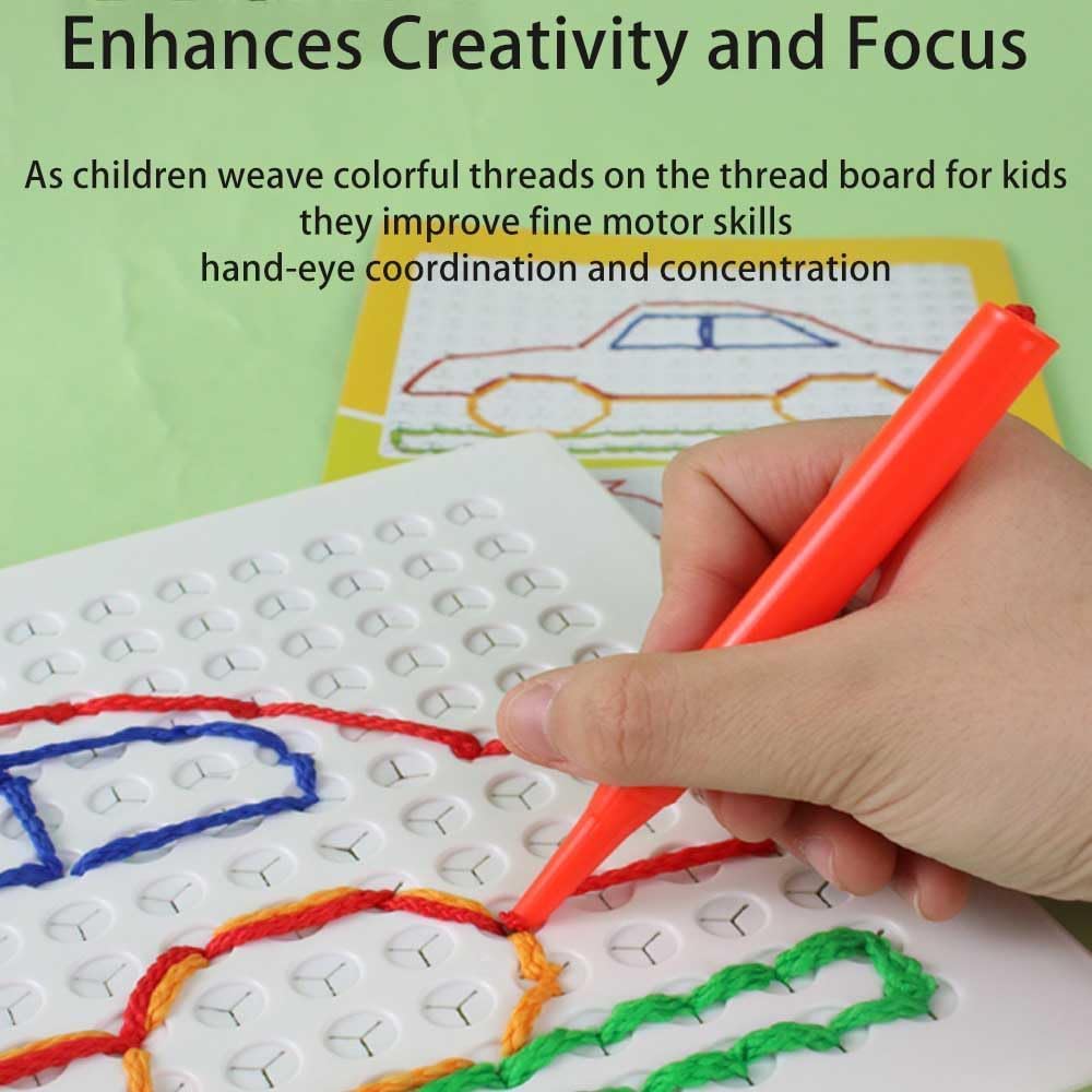 Drawing Board Stitch Craft Velaire Stitch Board Kit - DIY String Art ...