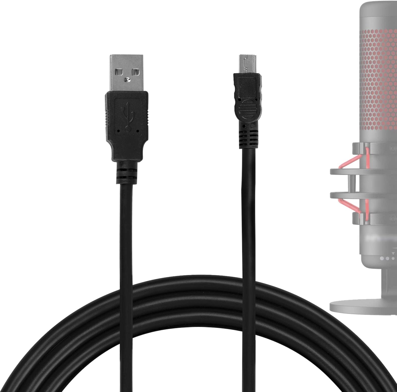 Amazon.com: Geekria for Creators Micro USB to USB Microphone Cable 10 ...
