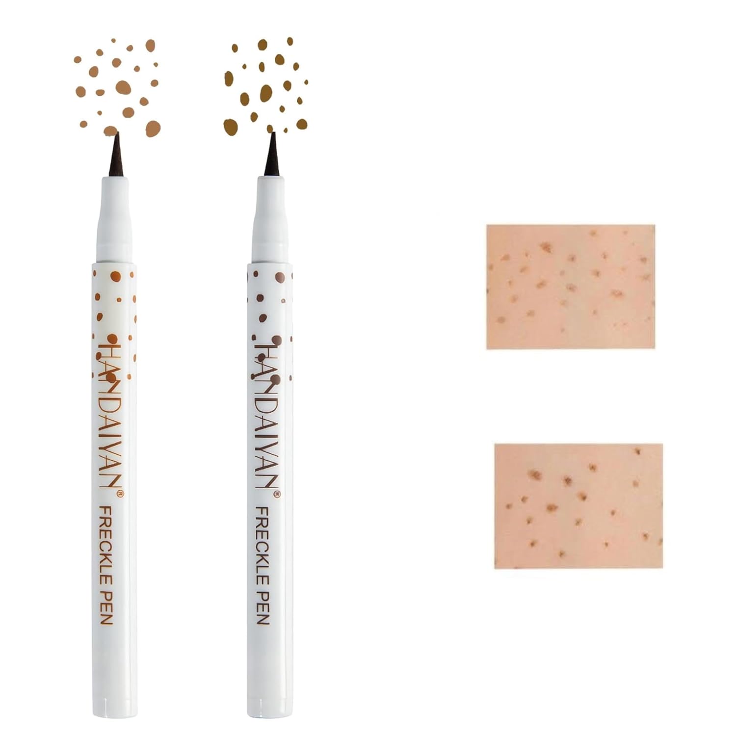 Amazon.com : Freckle Pen Waterproof 2 Colors,Natural Lifelike Faux Face ...