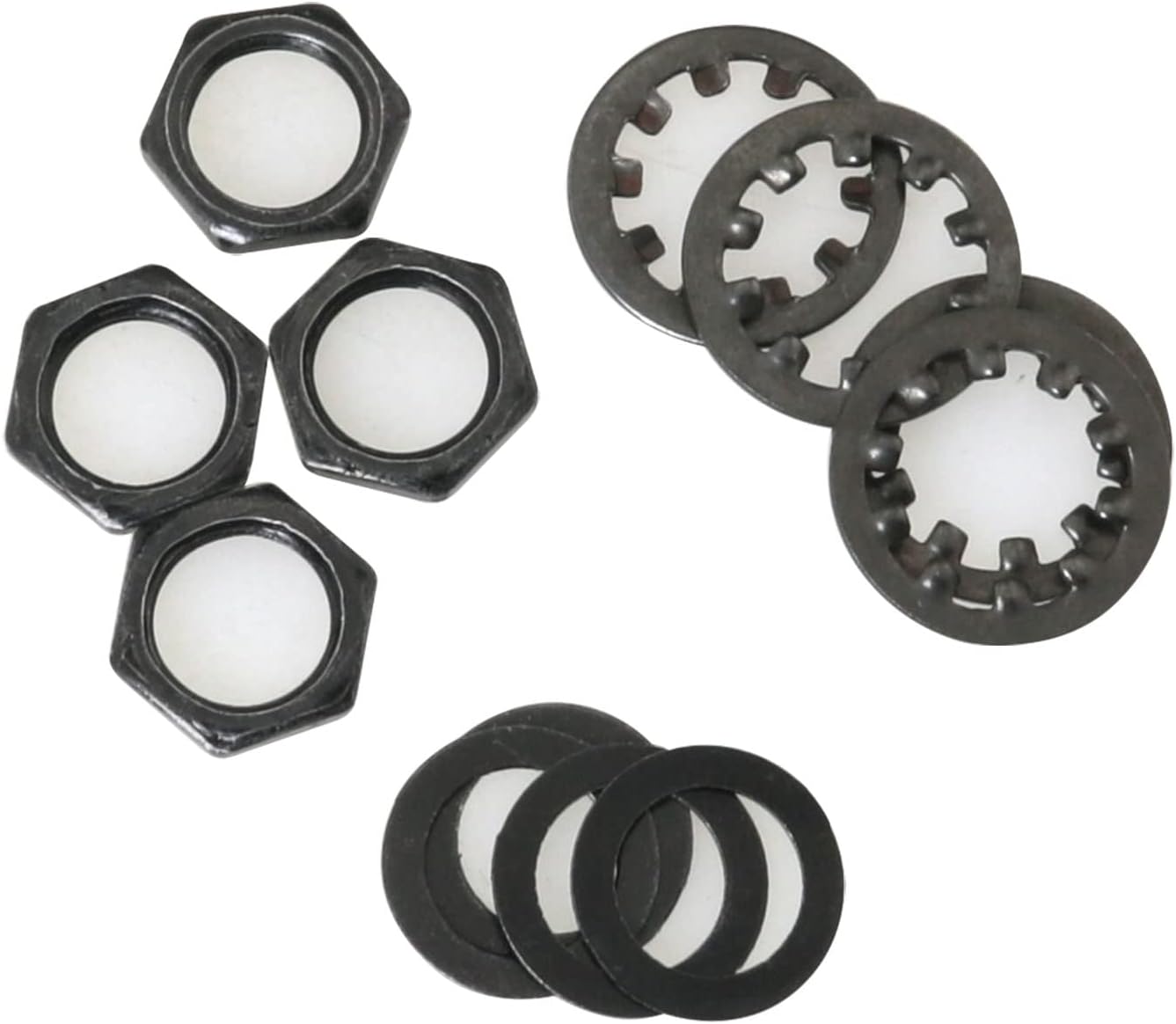 Amazon.com: DGBRSM 4 Sets 3/8" Guitar Nut Flat Washer and Locking ...