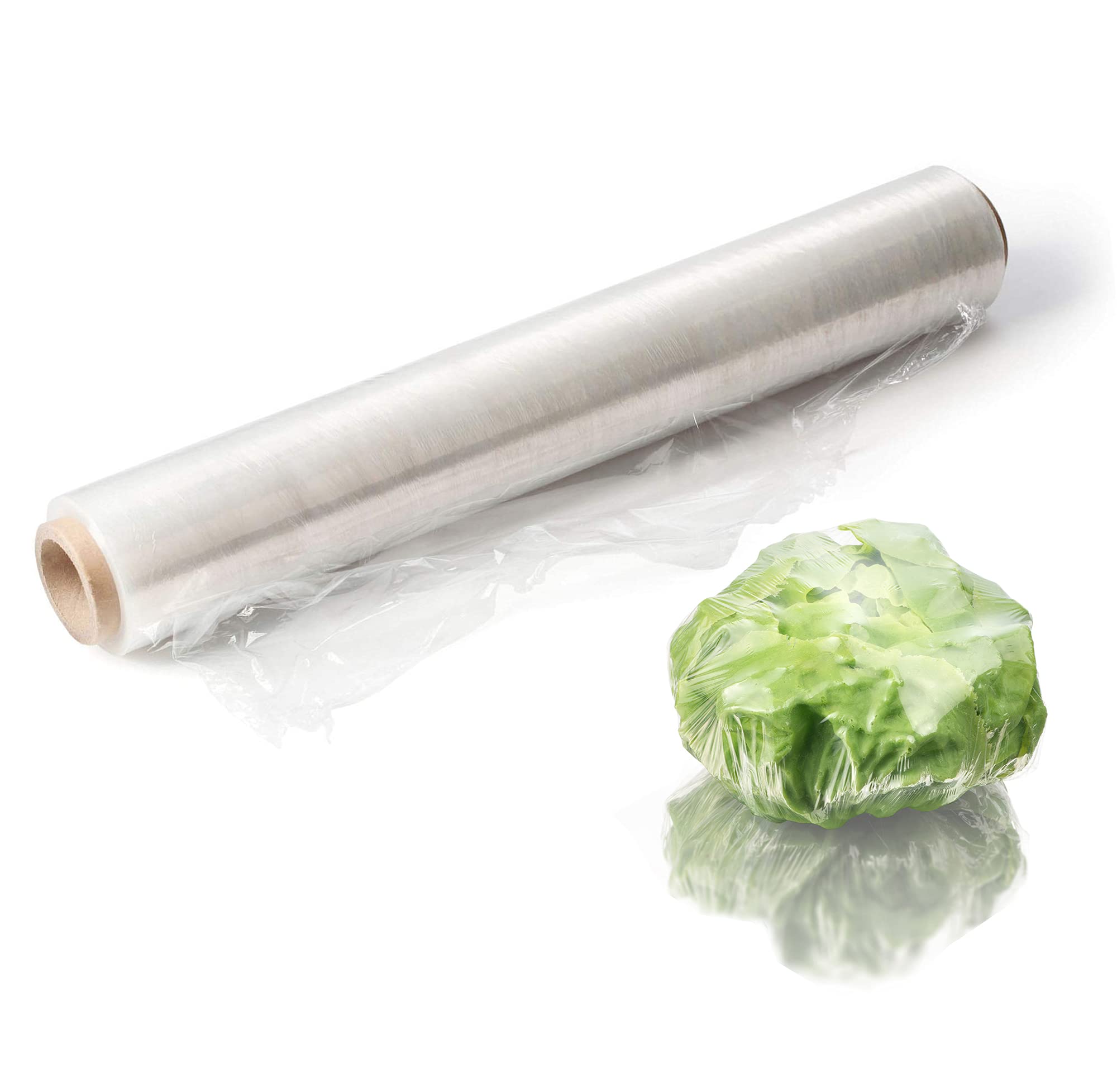 Amazon.com: 4 Rolls Food Service Film 24" x 2000' with Cutter Box. PVC ...