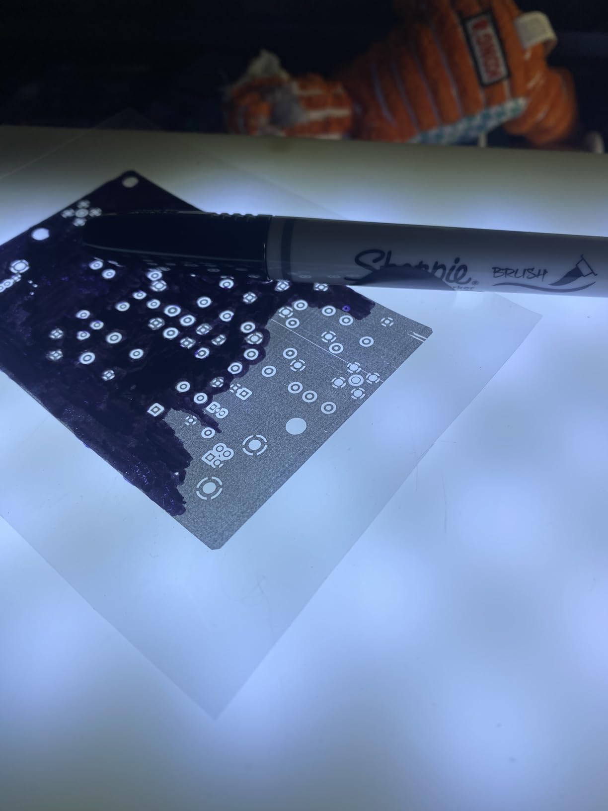 Amazon.com : Sharpie Brush Tip Permanent Marker - Black ...