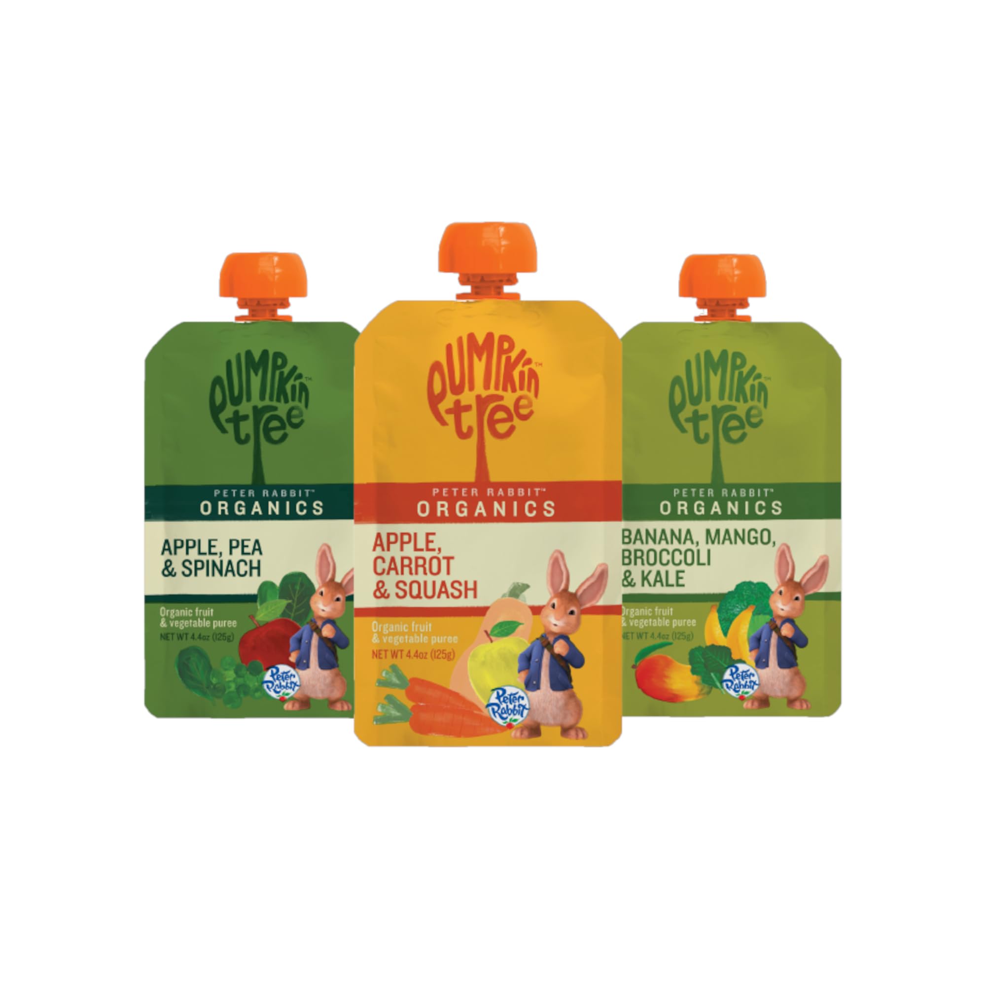 Amazon.com : Peter Rabbit Organics Fruit Vegetable, Squeezable Pouches ...