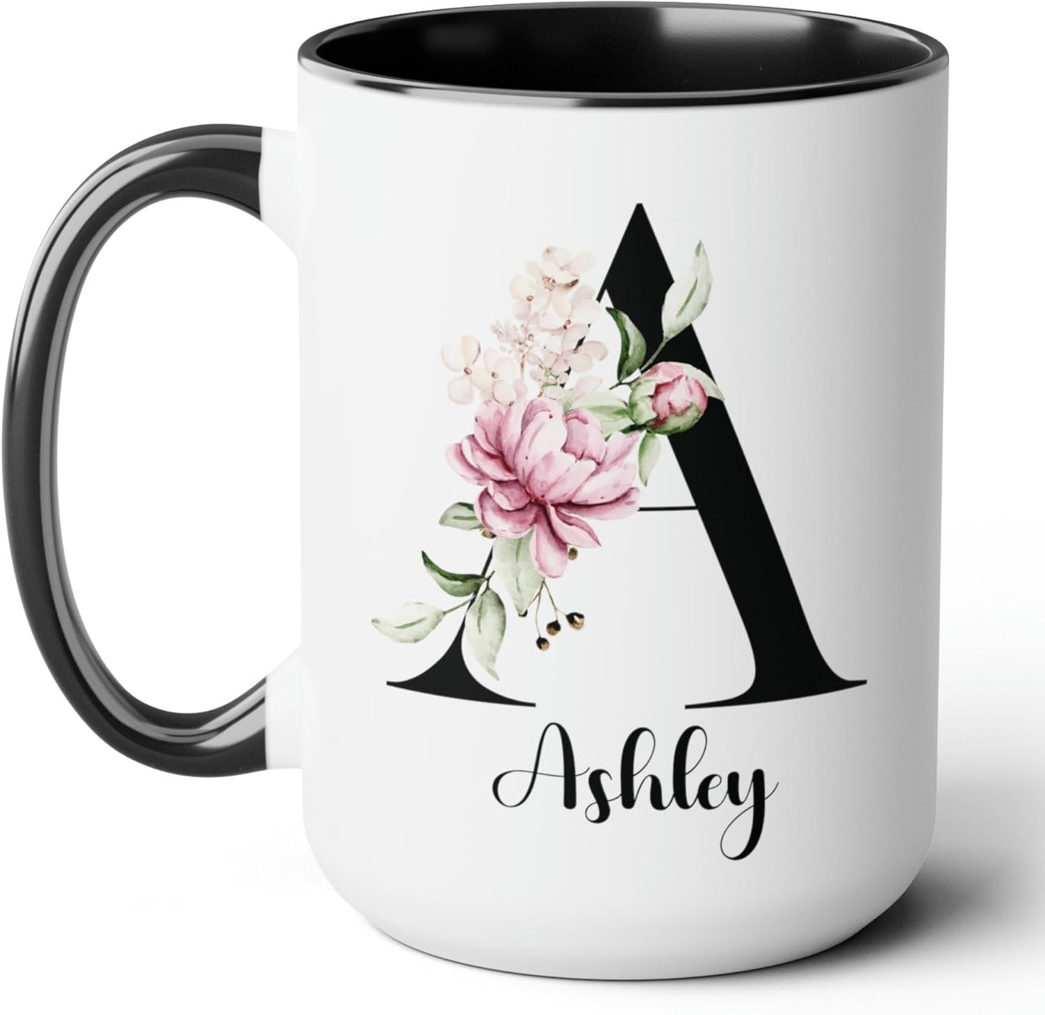 Amazon.com: Custom Initial Coffee Mug with Name, Custom Coffee Mug ...
