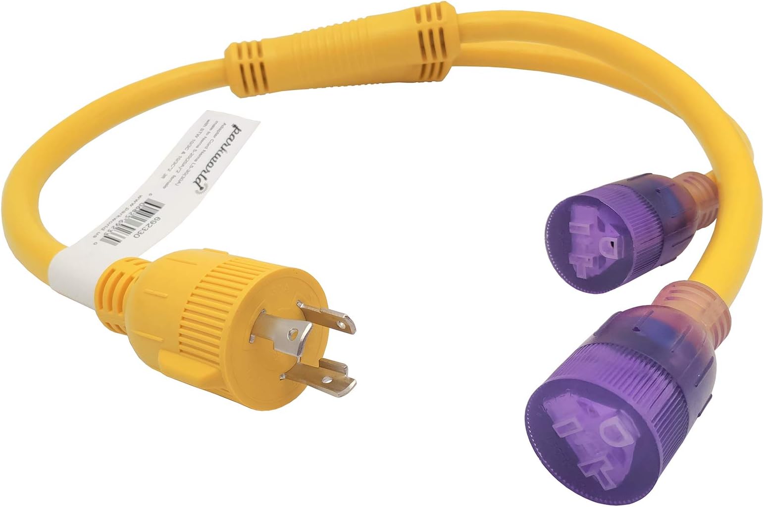 Amazon.com: Boston Industrial Twist-To-Lock Converter Adapter 15A Male ...
