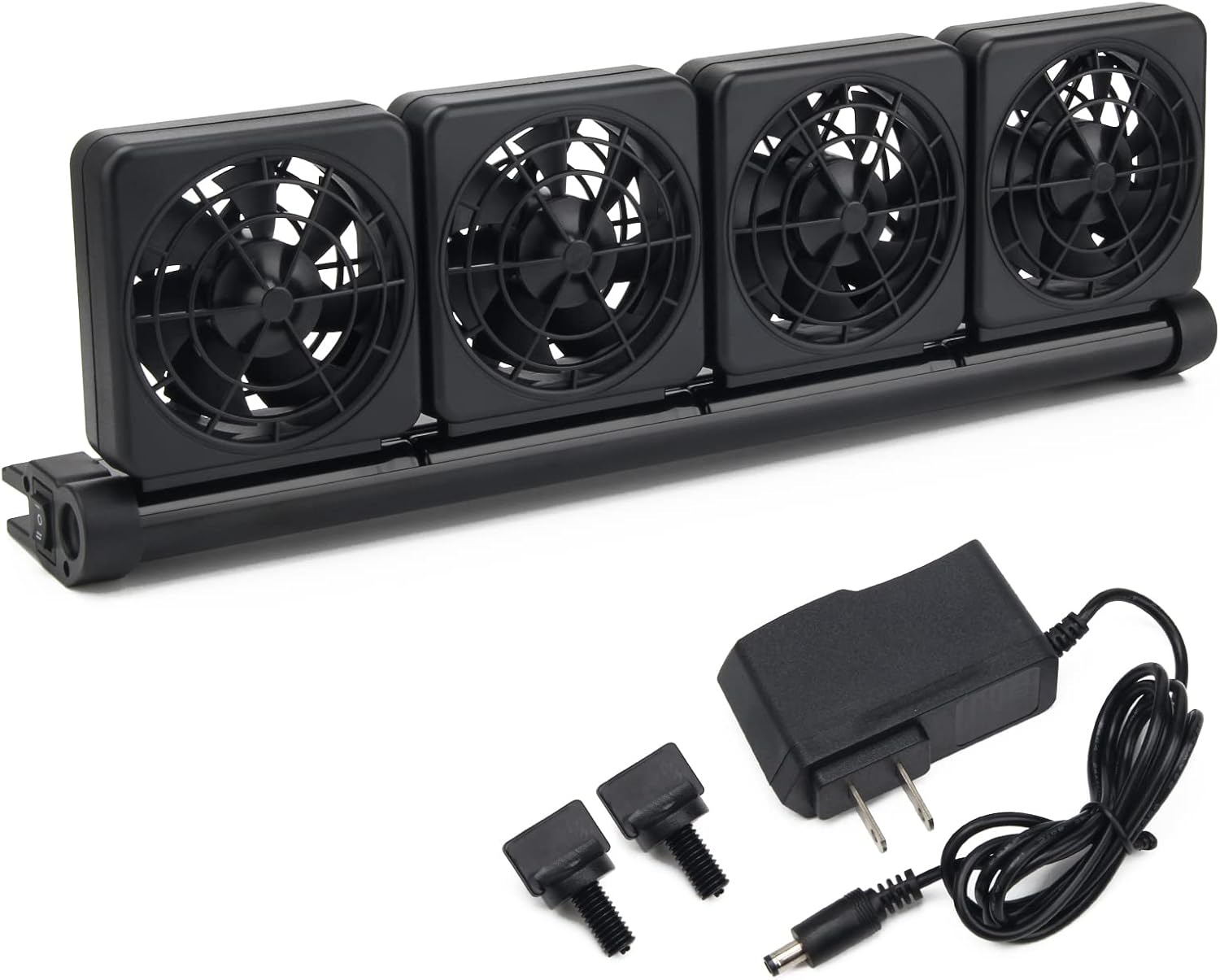 Liveek Aquarium Fan 2 3 4 Heads, Aquarium Chillers Cooling Fan ...