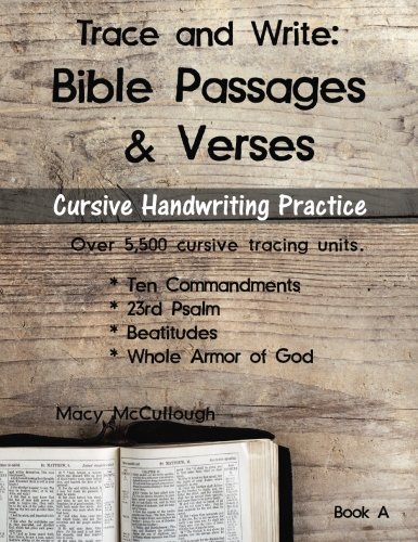 Buy Trace and Write: Bible Passages and Verses (KJV): Cursive ...