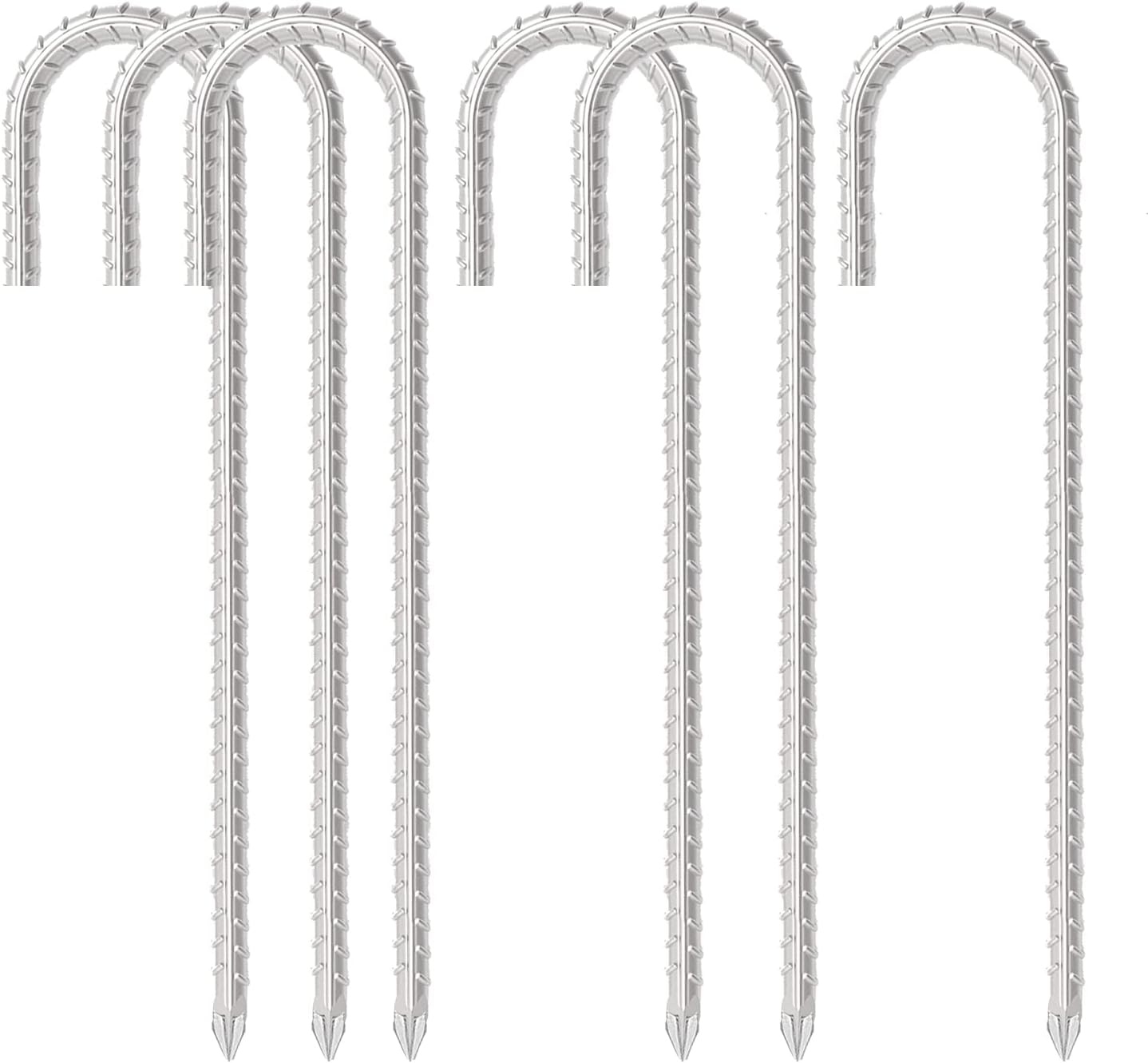 Erdanker Bodenanker, 6 Stück Heringe Metall, 31cm Zeltheringe，J ...