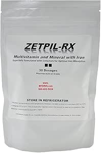 Amazon.com: Zetpil Multivitamin and Multimineral with Iron, Pack of 1 ...
