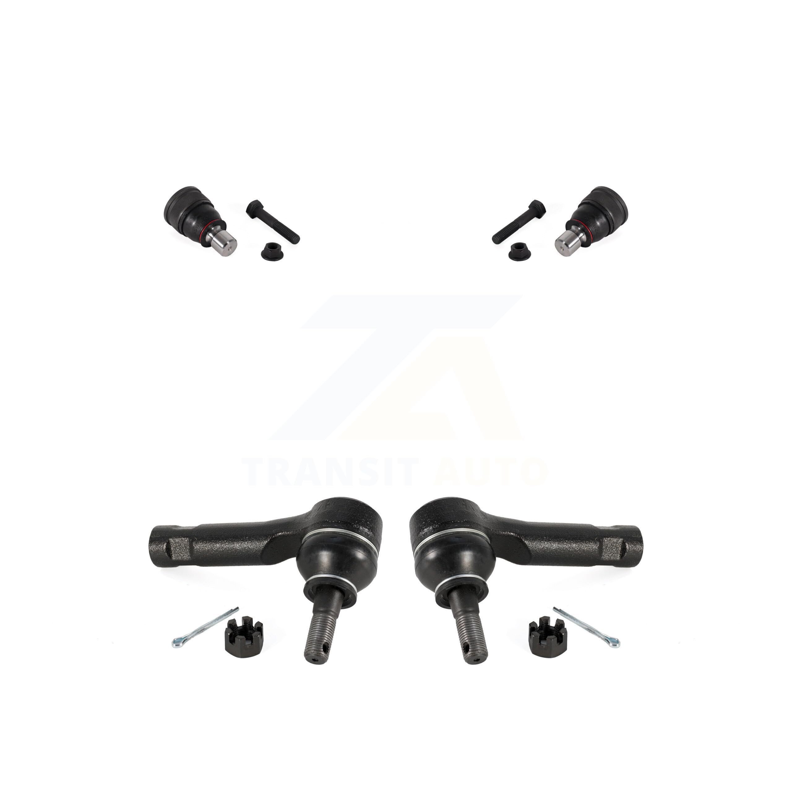TOR Front Suspension Ball Joint And Tie Rod End Kit Replacement For ...