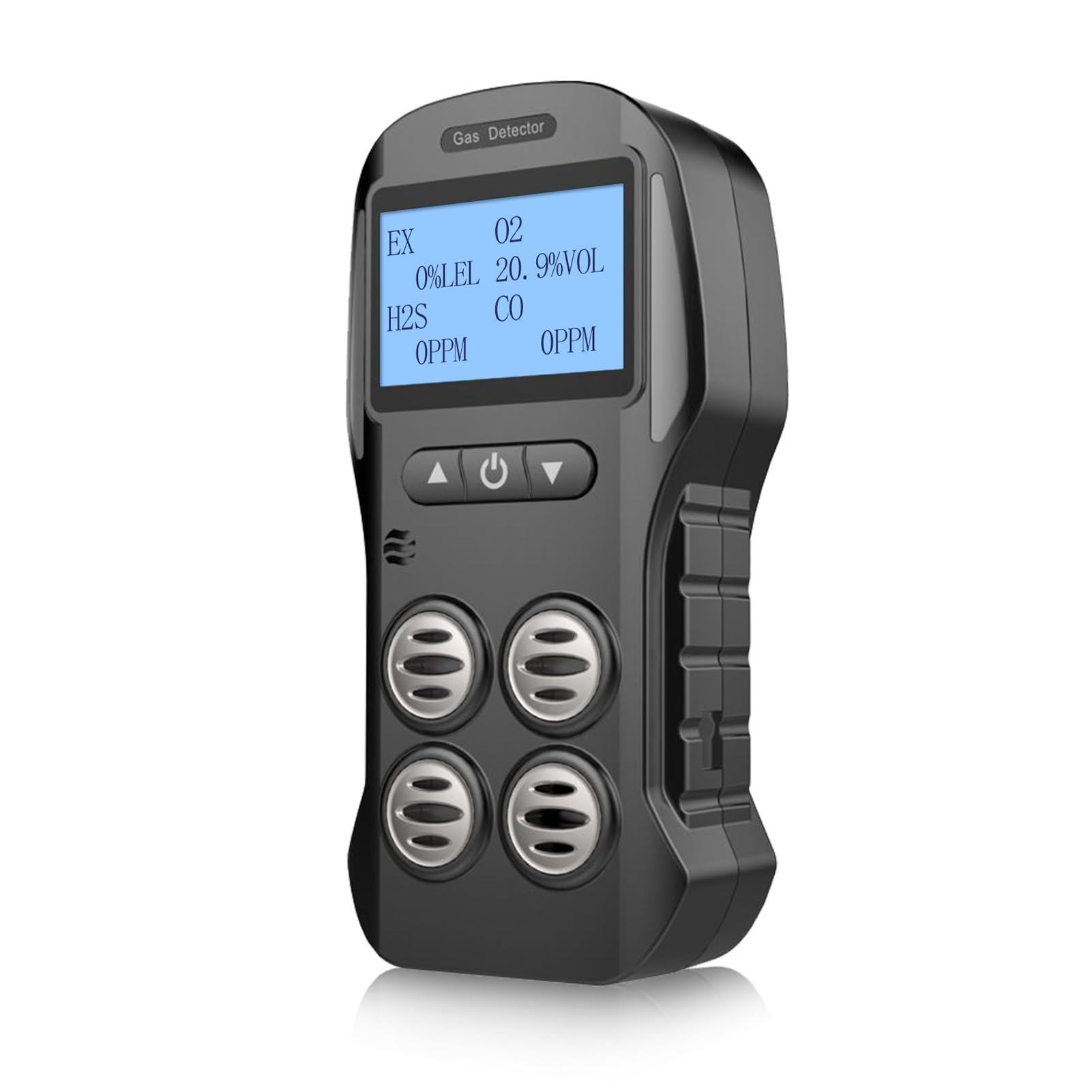 Gas Detector,4 Gas Monitor Multi Gas Detector for H2S,O2,CO and LEL ...