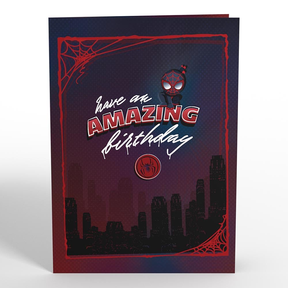 Snapklik.com : Birthday Pop-Up Marvel Card For Him - 3D Spider-Man ...