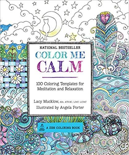 Color Me Series 3 Book Color Me Calm: 100 Coloring Templates for ...