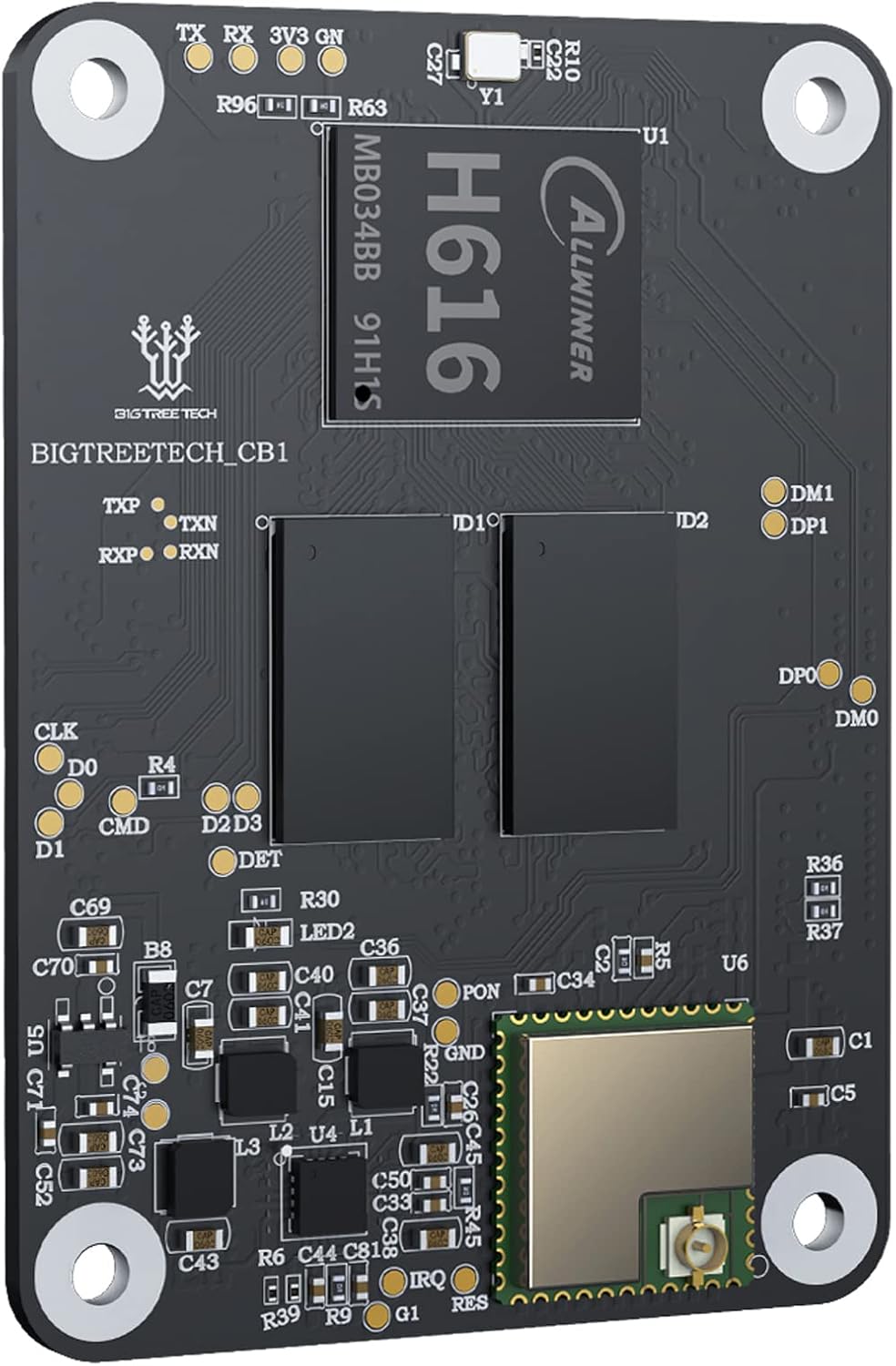BIGTREETECH CB1 V2.2 Core Control Board, 1GB DDR3 RAM, 100M Ethernet, 2 ...