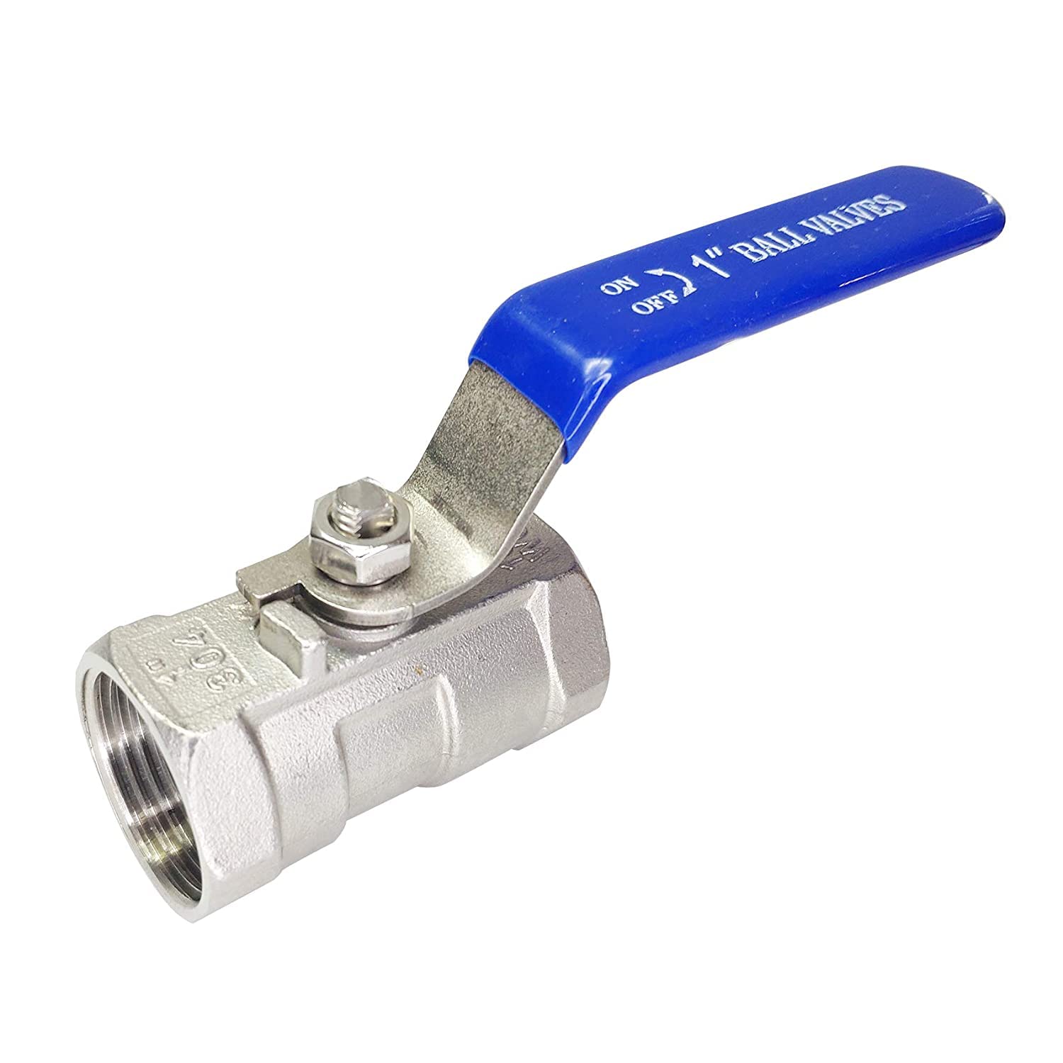 Amazon.com: KIMCHUL Full Port Ball Valve - Stainless Steel 304 Heavy ...