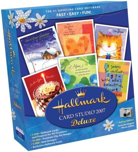Amazon.com: Hallmark Card Studio Deluxe 2007 [Old Version]