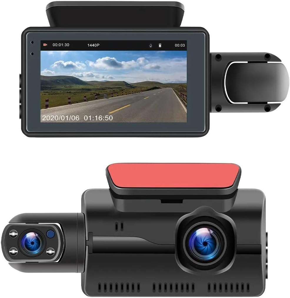 Amazon.com: Dash Cam for Car Security Camera Front and Inside Vehicle ...