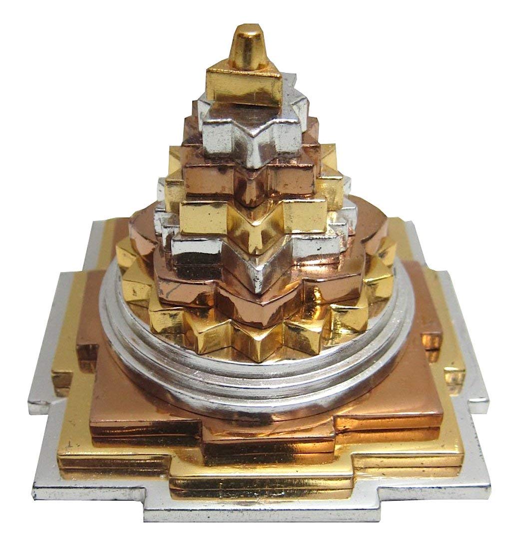 Buy Sri Yantra, Shri Meru Yantra, Sri Chakra in Ashtadhatu & Brass gold ...