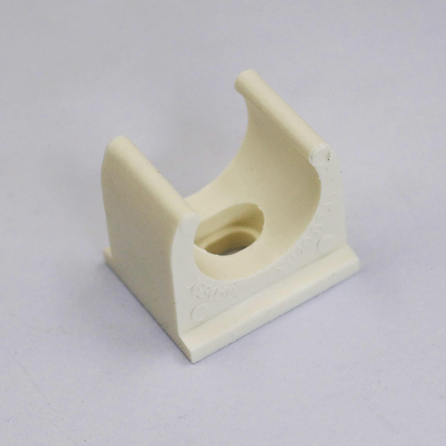 Casoter 16mm Plastic Pipe Clip, 5/8 Inch Hard PVC Plastics Clamps, Pack ...