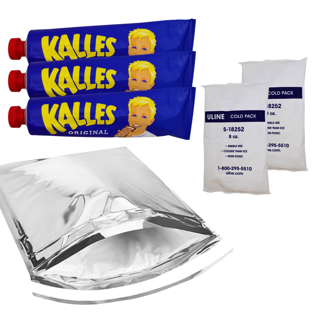 Amazon.com: Kalles Original Swedish Creamed Cod Roe Caviar, 190 Gram ...