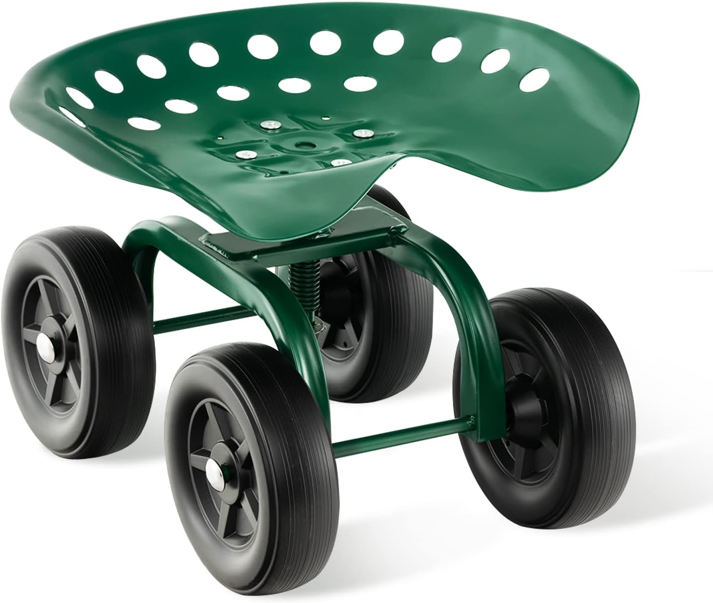 Amazon.com: Giantex Garden Cart, Rolling Workseat with 4 Wheels, Garden ...
