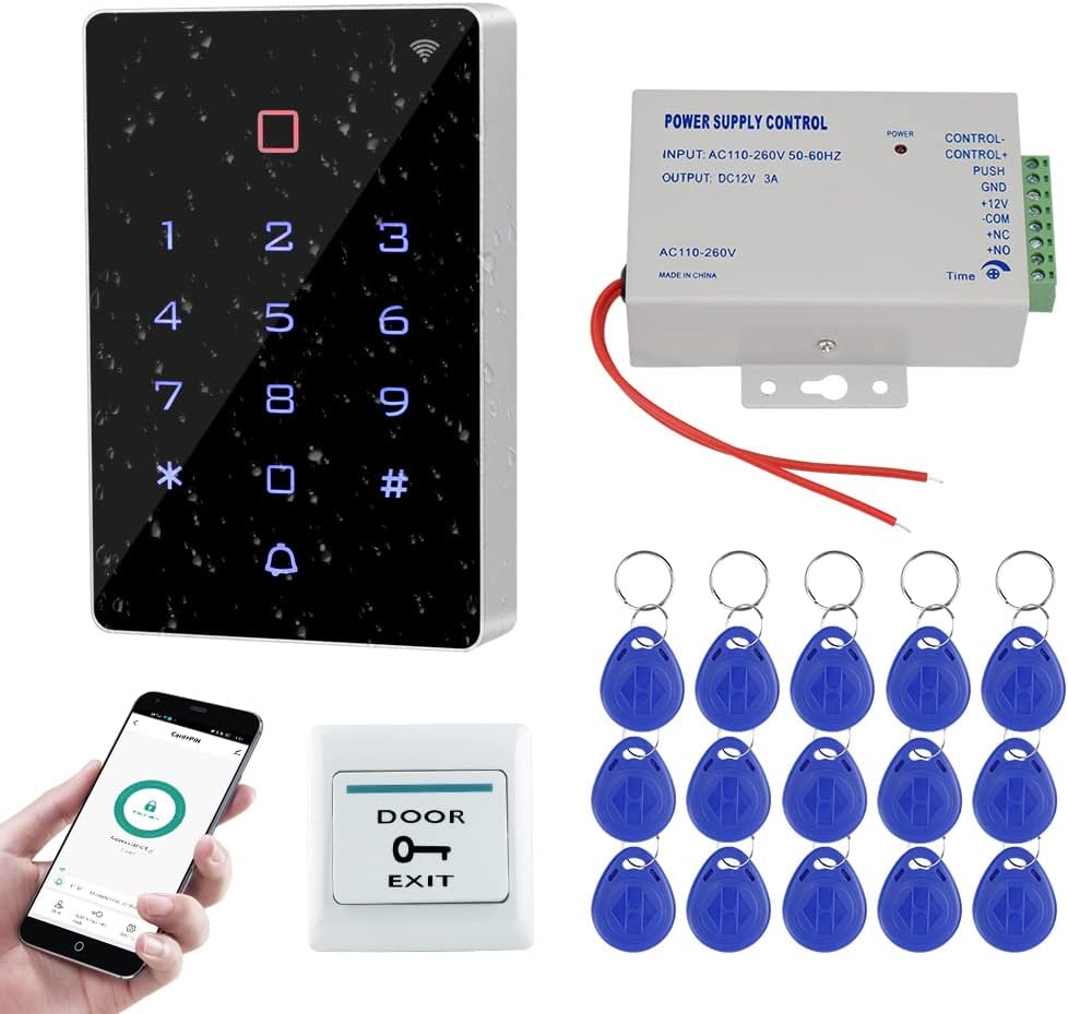 FUSYTULY Outdoor IP68 Waterproof Access Control System Tuya Wifi RFID ...