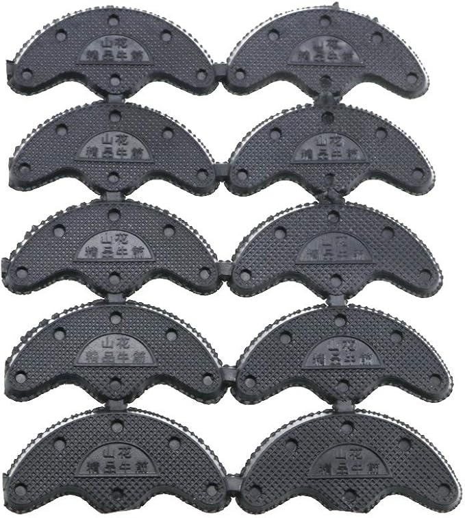 Amazon.com: Heel Plates Rubber Heel Taps for Shoes Boots Sole Heel ...